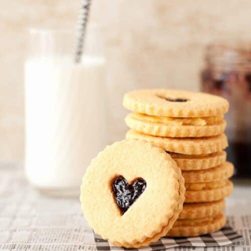 Empire Biscuits (Imperial Cookies) - Little Sugar Snaps