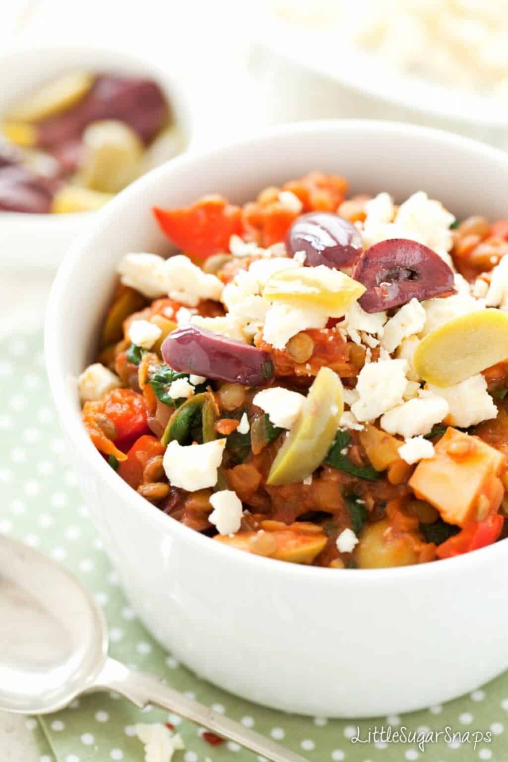 Red Lentil Stew with Olives - Little Sugar Snaps