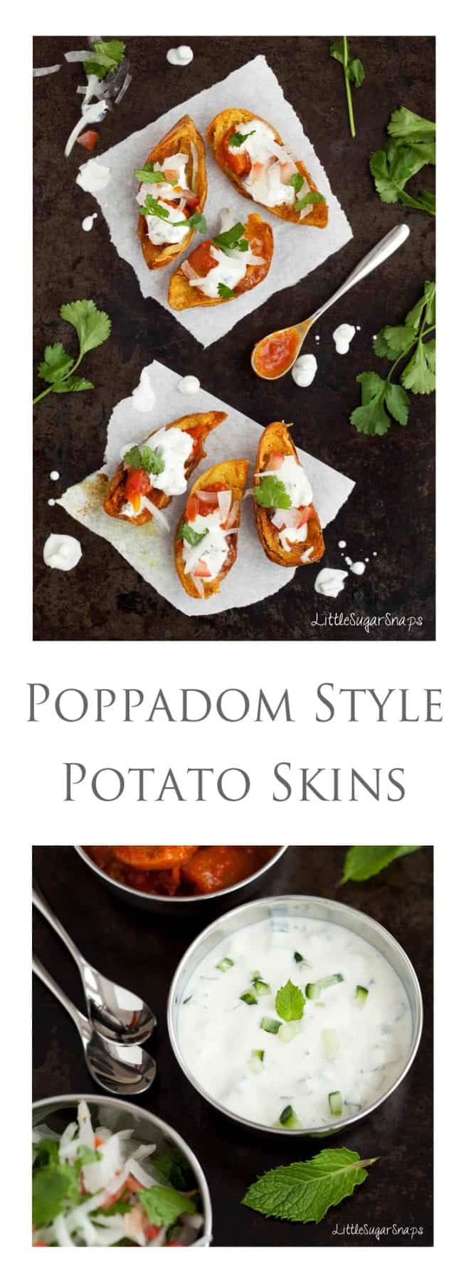 Poppadom Style Indian Potato Skins - Little Sugar Snaps