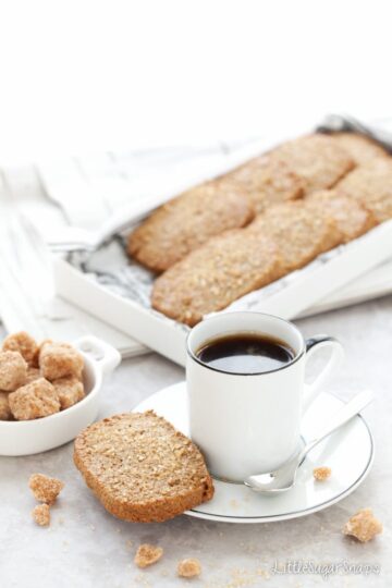 Ginger Spiced Rye Biscuits - Little Sugar Snaps