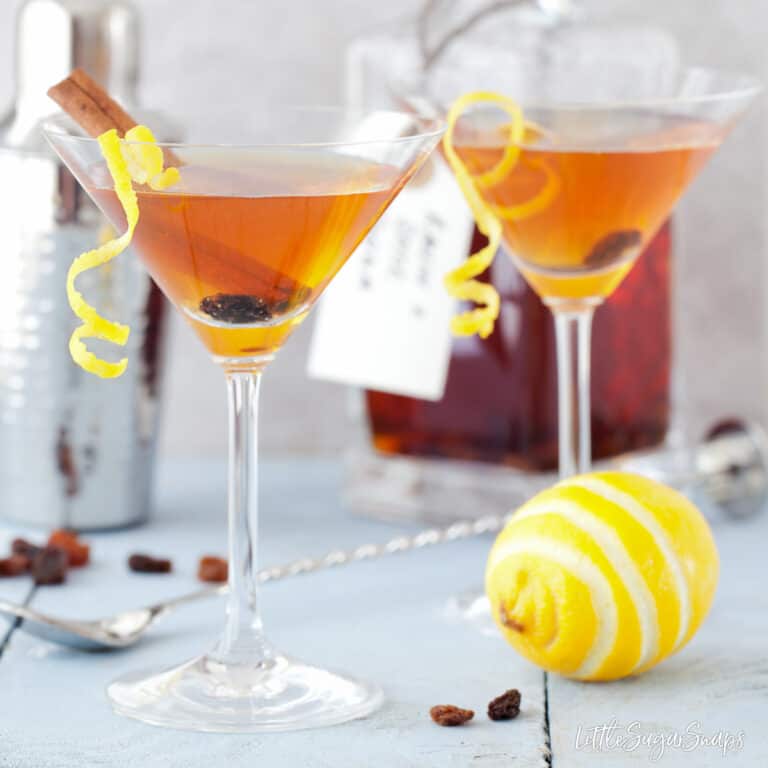 Easter Martini with Hot Cross Bun Flavours - Little Sugar Snaps