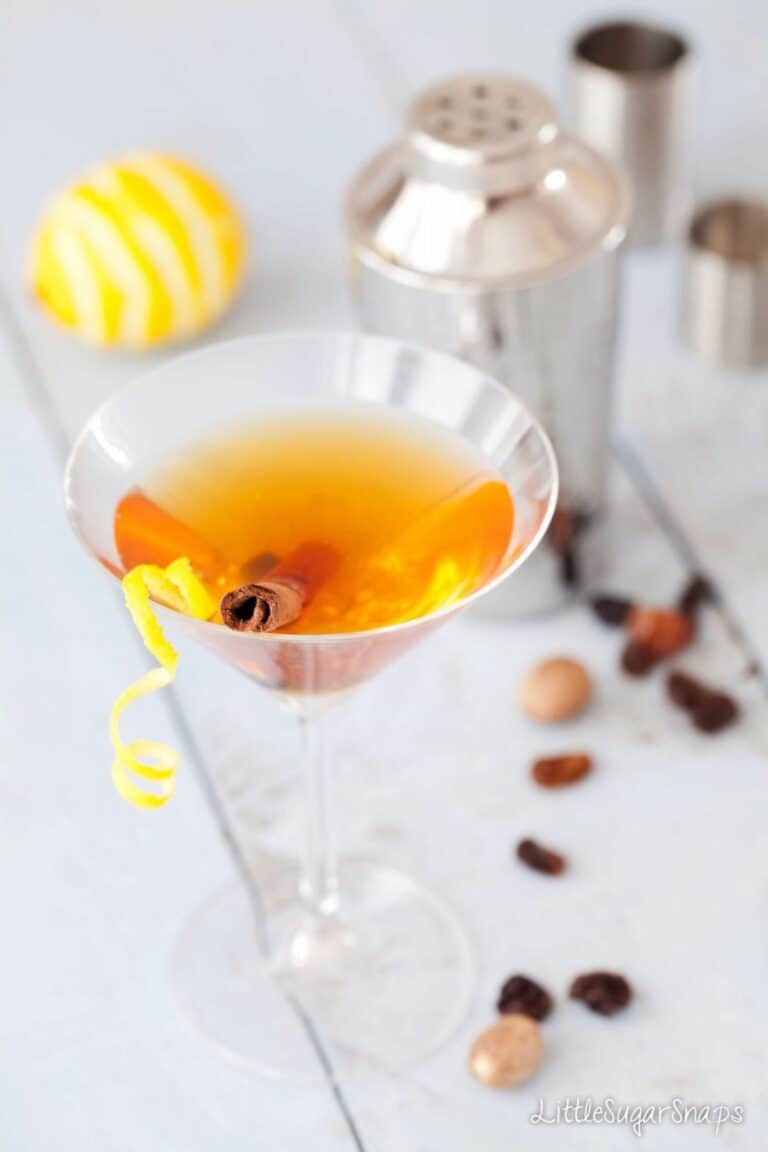 Easter Martini with Hot Cross Bun Flavours - Little Sugar Snaps
