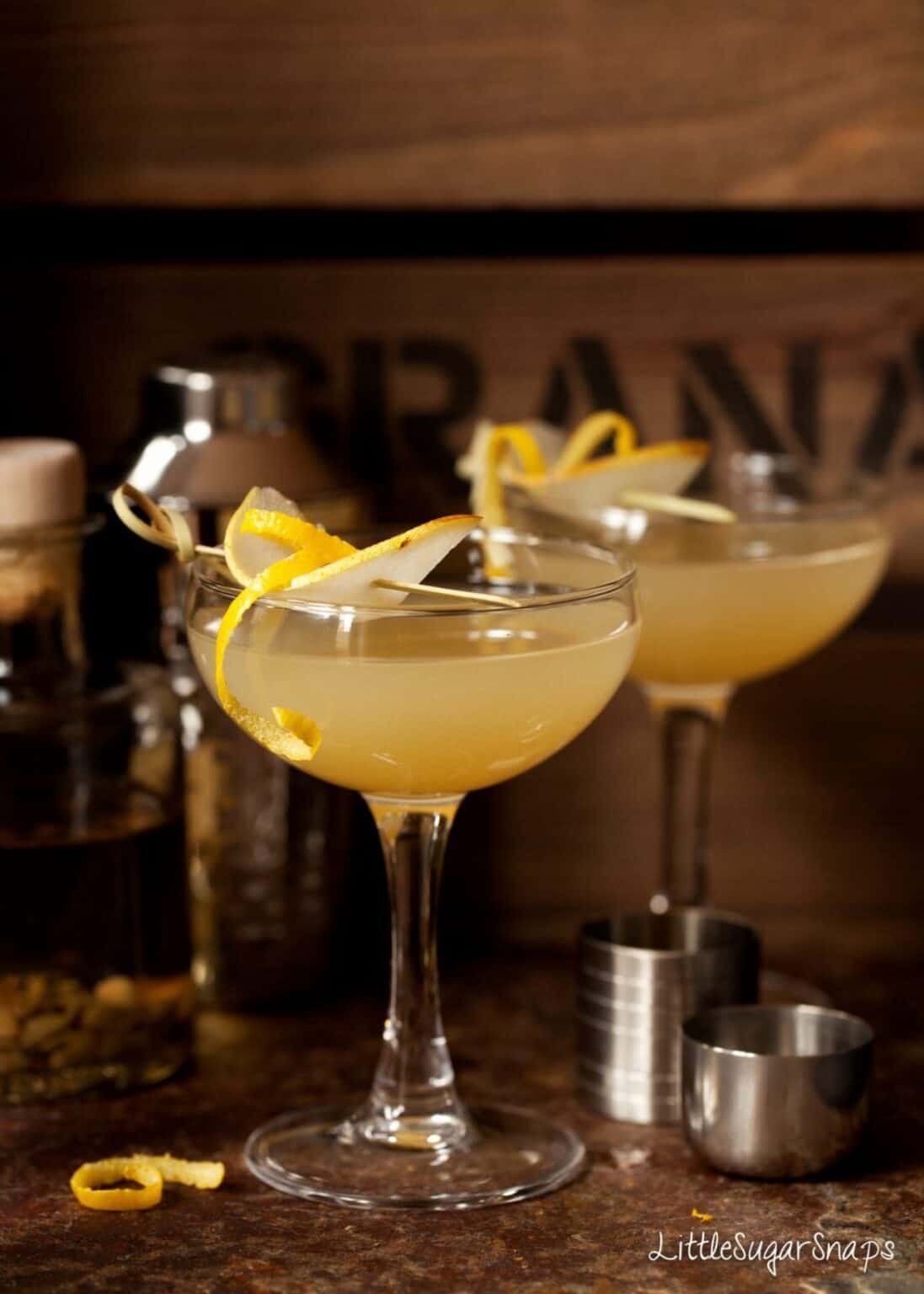 Cardamom Pear Martini - an infused vodka recipe - Little Sugar Snaps