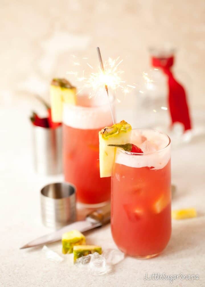 Fireworks on the Beach - A Chilli Vodka Cocktail - Little Sugar Snaps