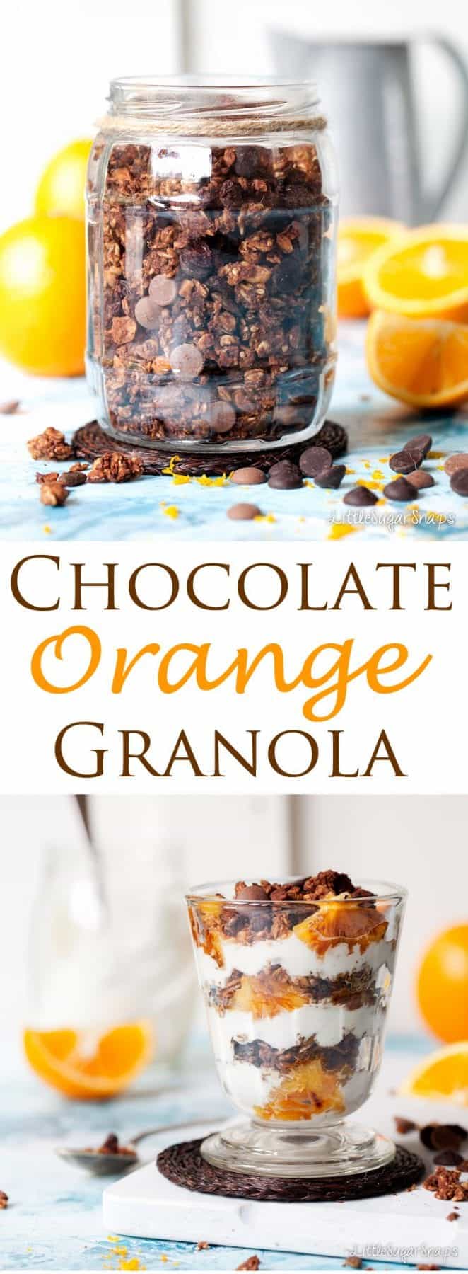 Chocolate Orange Granola - Little Sugar Snaps
