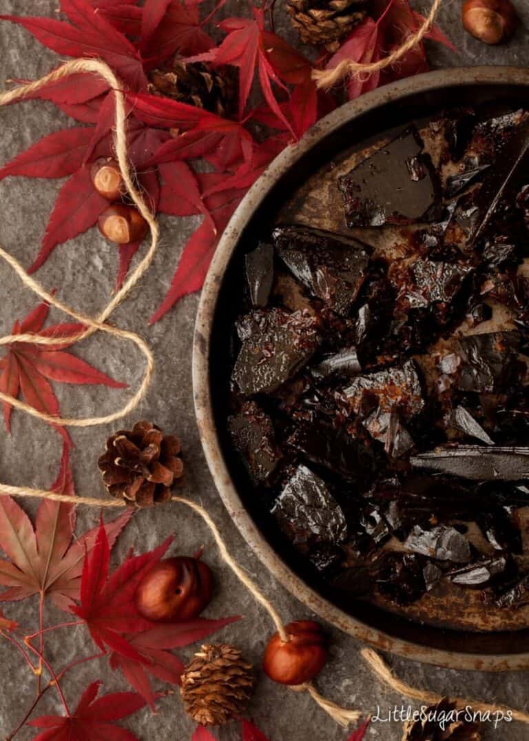 Bonfire Toffee (Treacle Toffee) & Bonfire Toffee Lollipops - Little ...