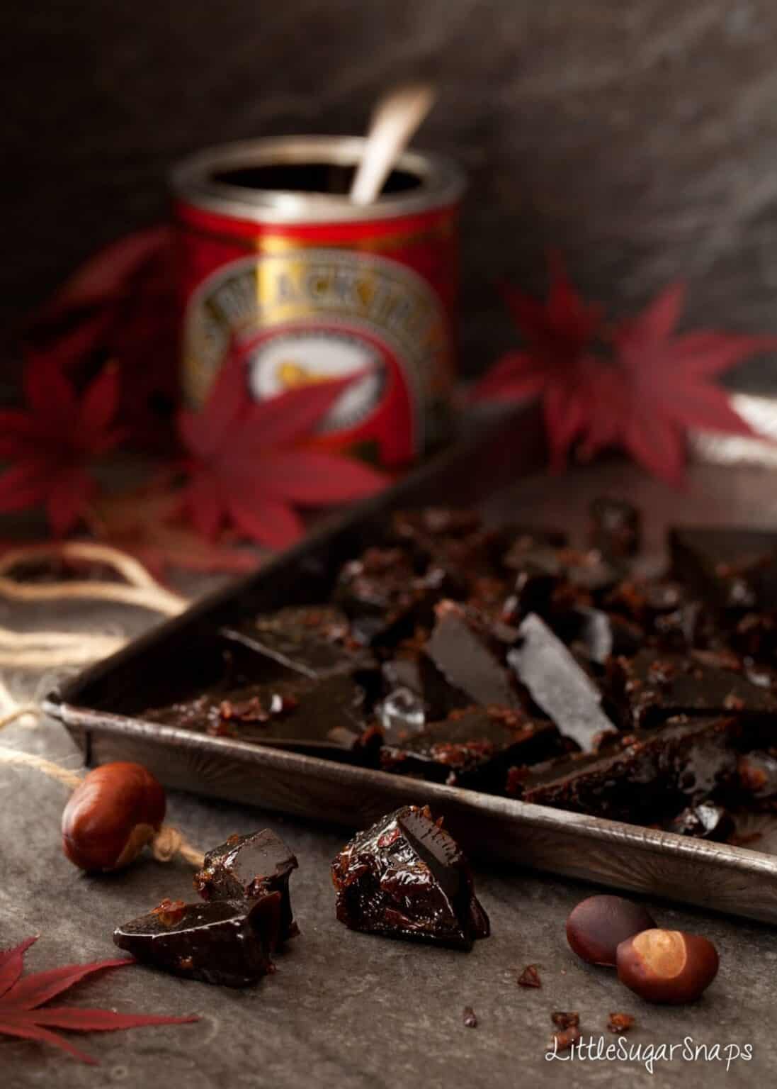 Bonfire Toffee (Treacle Toffee) & Bonfire Toffee Lollipops - Little ...