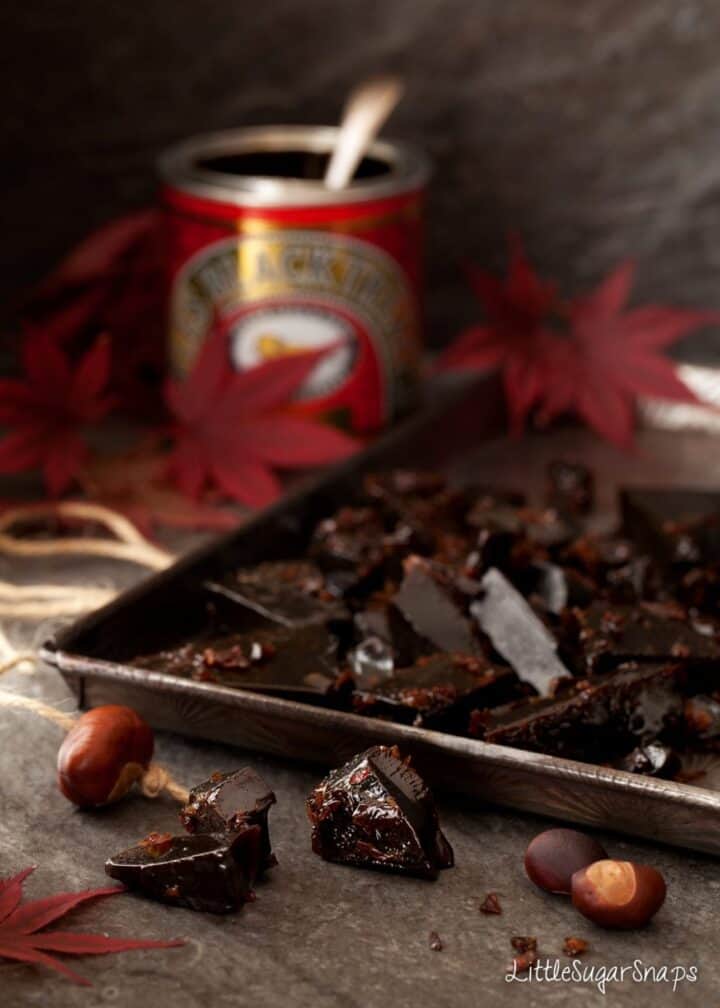 Bonfire Toffee (Treacle Toffee) & Bonfire Toffee Lollipops - Little ...