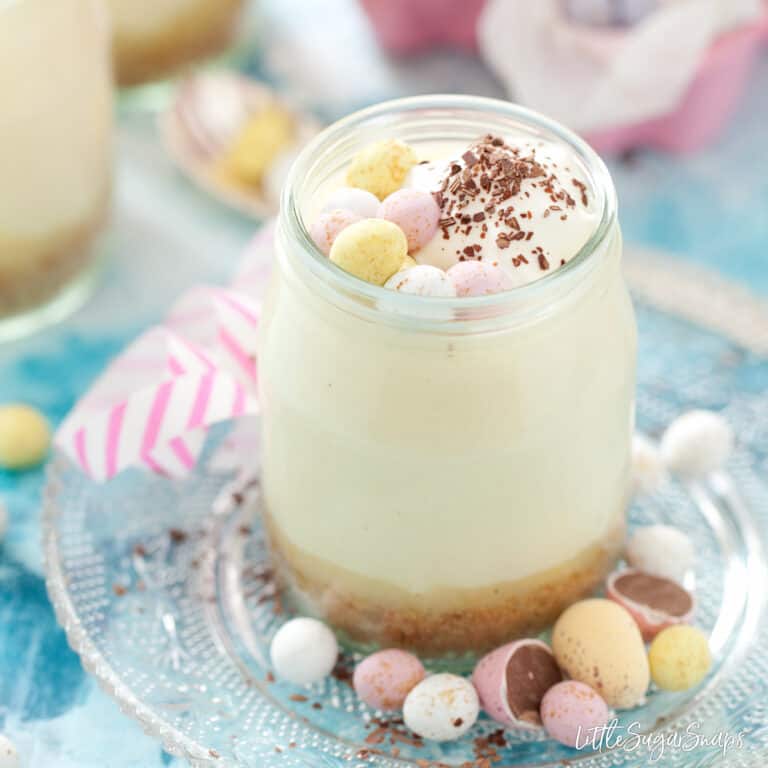 White Chocolate Mousse for Easter - Little Sugar Snaps