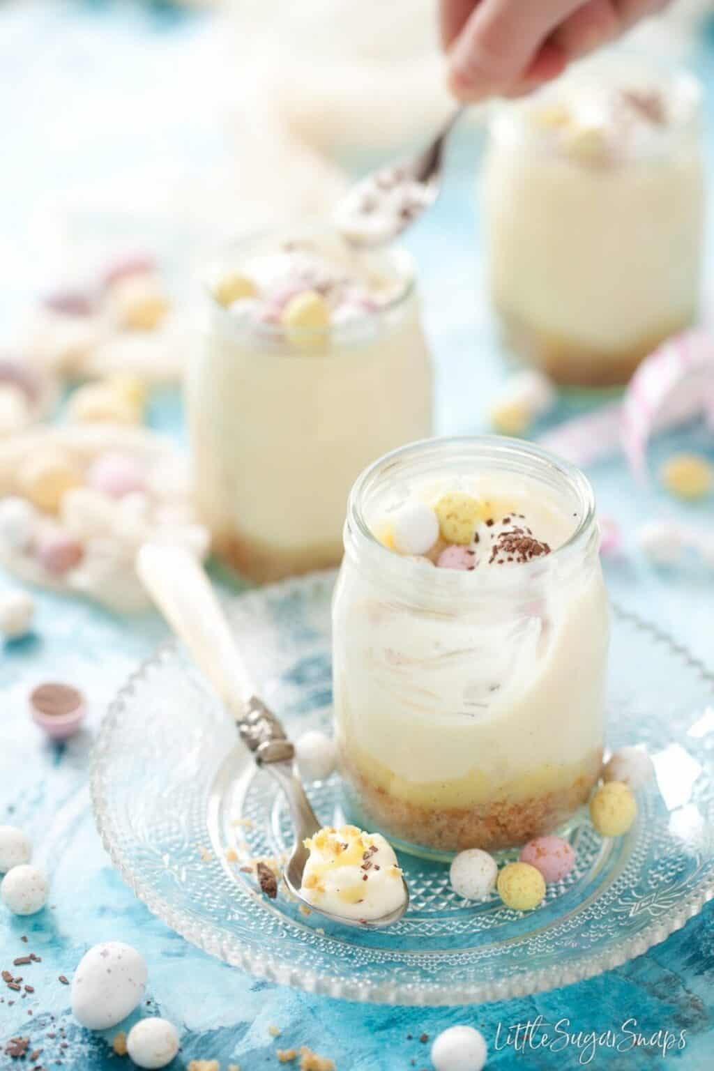White Chocolate Mousse for Easter - Little Sugar Snaps