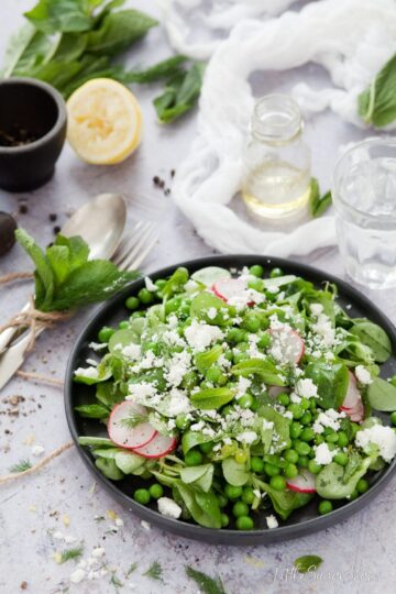 Mint Pea Salad - Little Sugar Snaps