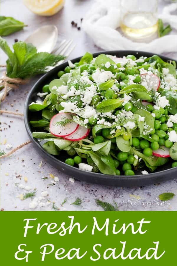 Mint Pea Salad - Little Sugar Snaps