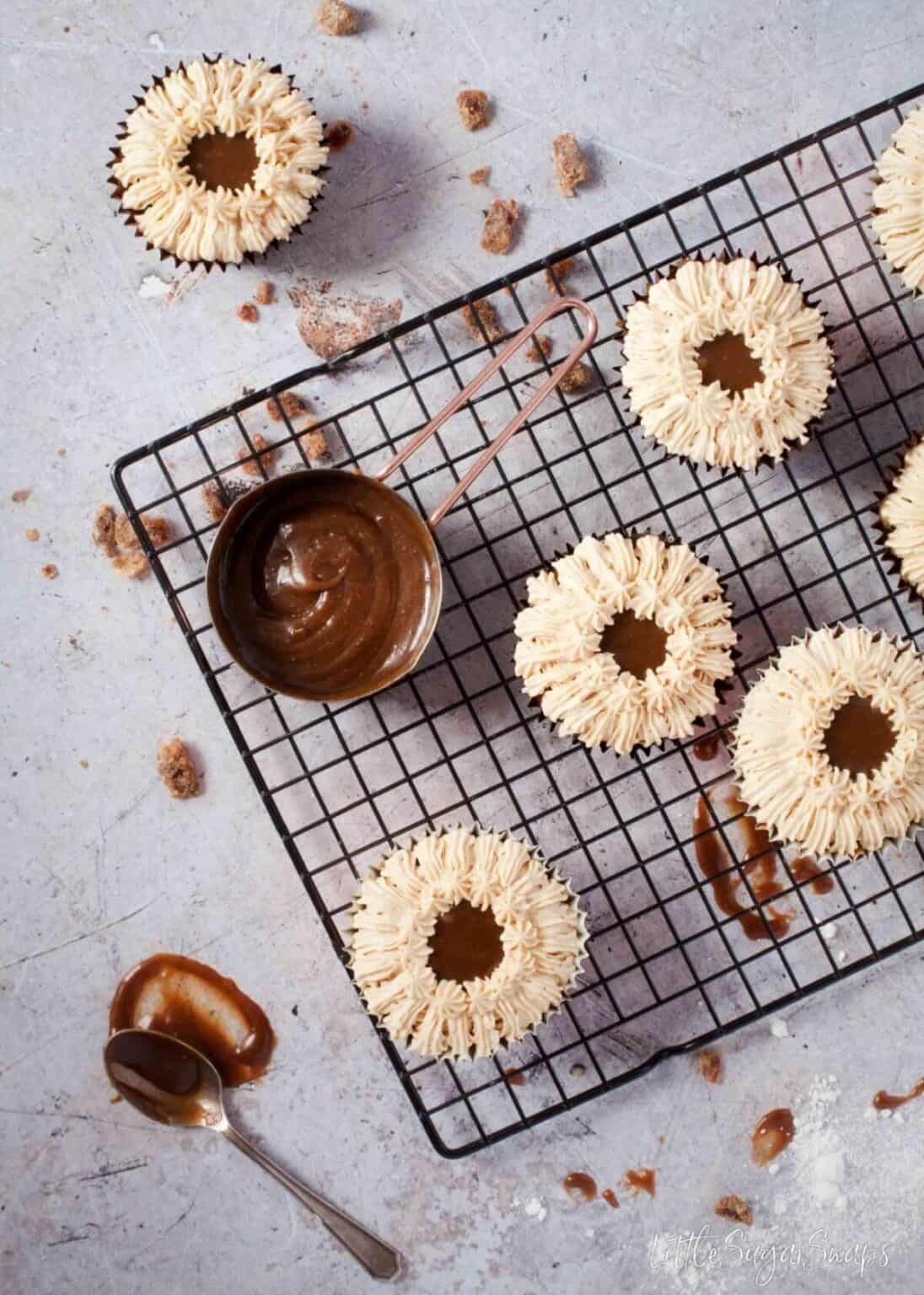 Sticky Toffee Cupcakes - Little Sugar Snaps