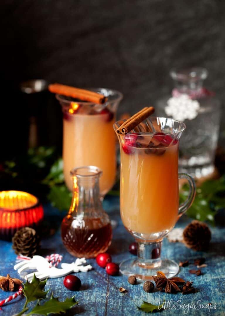 Christmas Mulled Gin & Tonic with Apple - Little Sugar Snaps