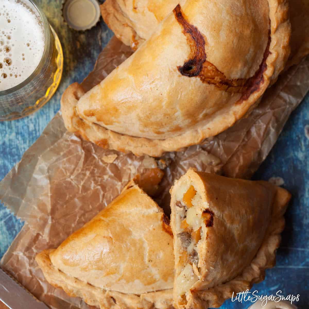 Beef Pasties with Horseradish - Little Sugar Snaps