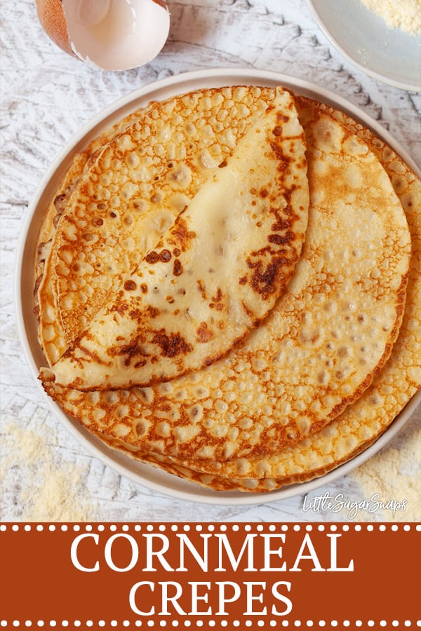 Huevos Rancheros Cornmeal Crêpes - Littlesugarsnaps