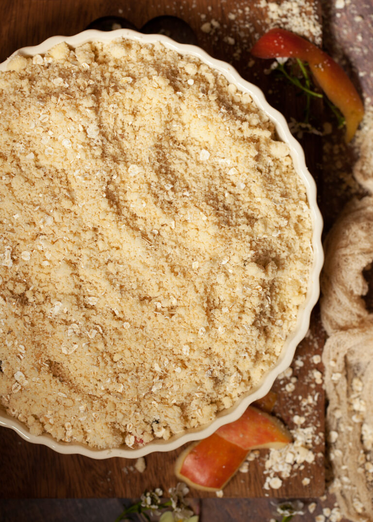 Apple and Blackcurrant Crumble - Little Sugar Snaps