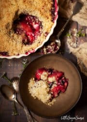 Apple and Blackcurrant Crumble - Little Sugar Snaps