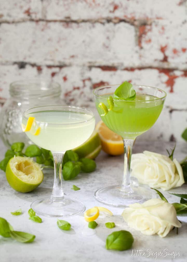 Basil Cocktail & Classic Spring Feeling - Little Sugar Snaps
