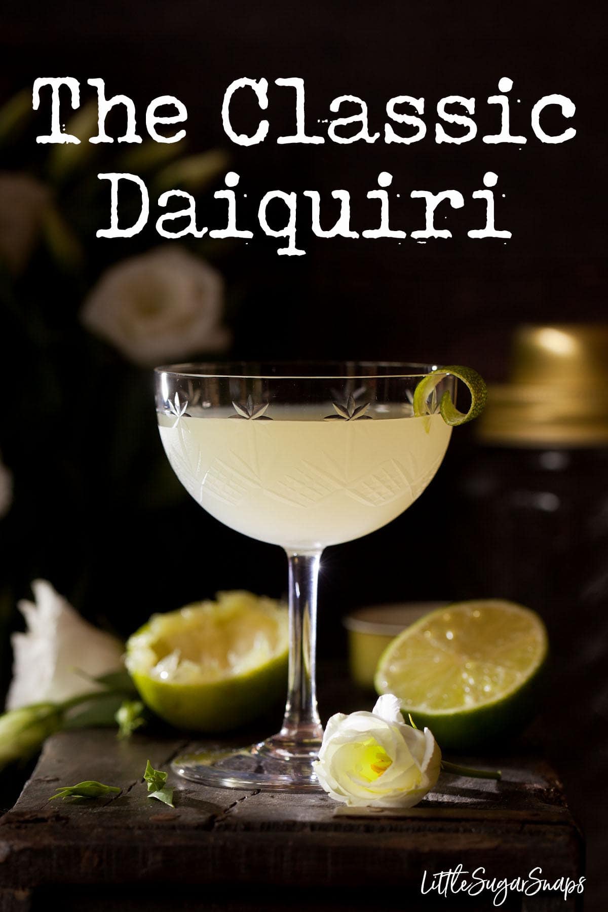 Daiquiri Cocktail with Violet - Little Sugar Snaps