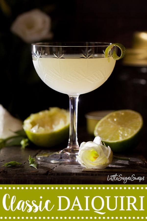 Daiquiri Cocktail with Violet - Little Sugar Snaps