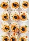 Devilled Eggs with Caviar - Little Sugar Snaps