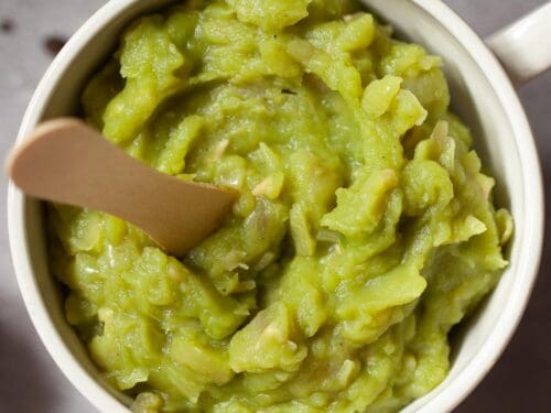 Mashed peas store