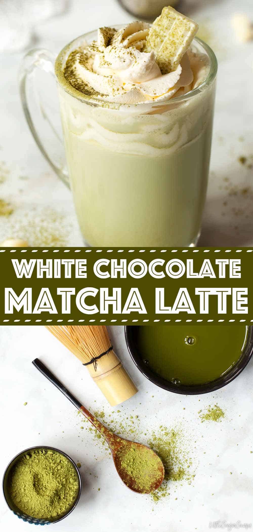 Chocolate Matcha with Coconut & White Chocolate - Little Sugar Snaps