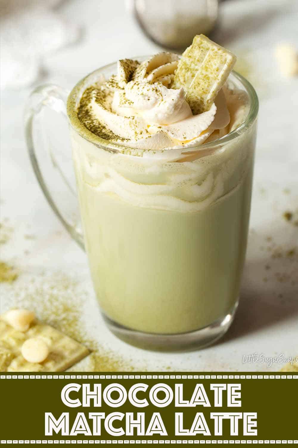 Chocolate Matcha with Coconut & White Chocolate - Little Sugar Snaps