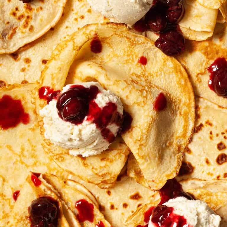 English Pancakes - A Recipe for Thin Pancakes - Little Sugar Snaps