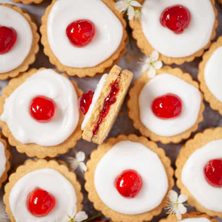 Empire Biscuits (German Biscuits) - Little Sugar Snaps