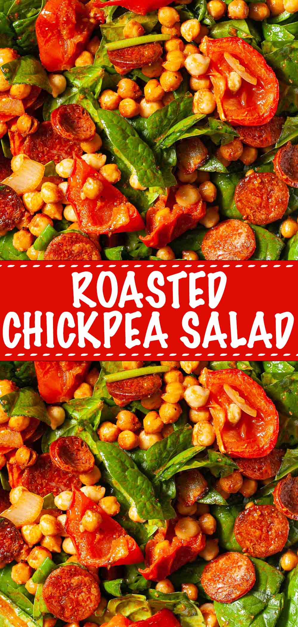 Roasted Chickpea Salad - Little Sugar Snaps