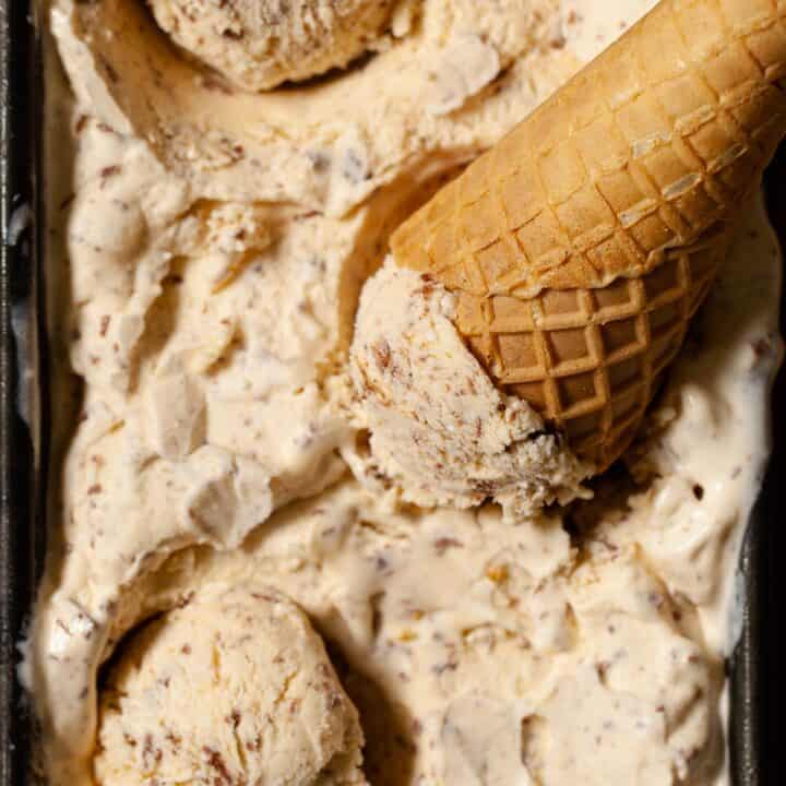 Bounty Ice Cream (Coconut and Chocolate) - Little Sugar Snaps