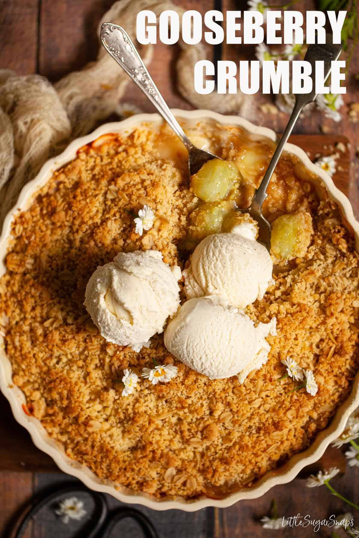 Gooseberry Crumble - Little Sugar Snaps
