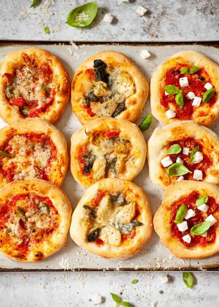 Mini Pizzas (Pizzette) - Little Sugar Snaps