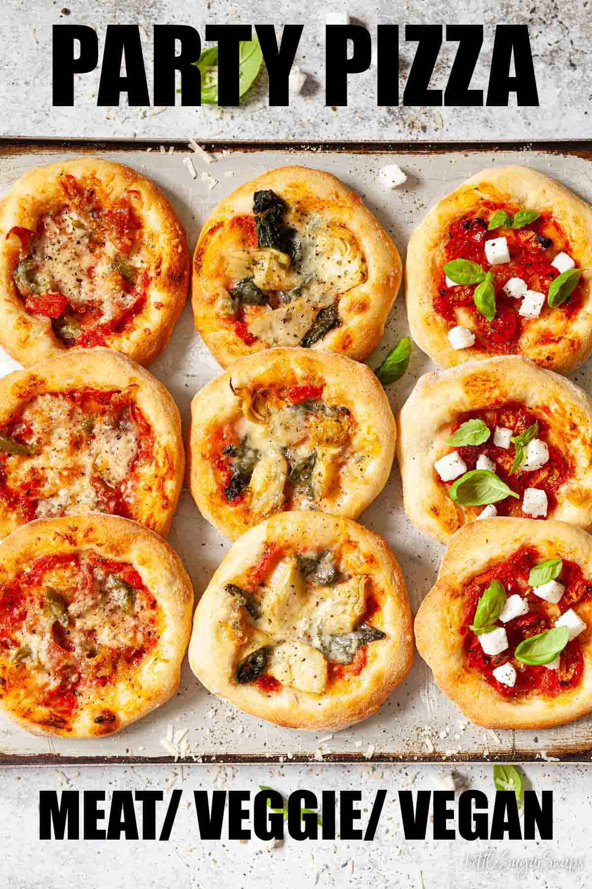 Mini Pizzas (Pizzette) - Little Sugar Snaps