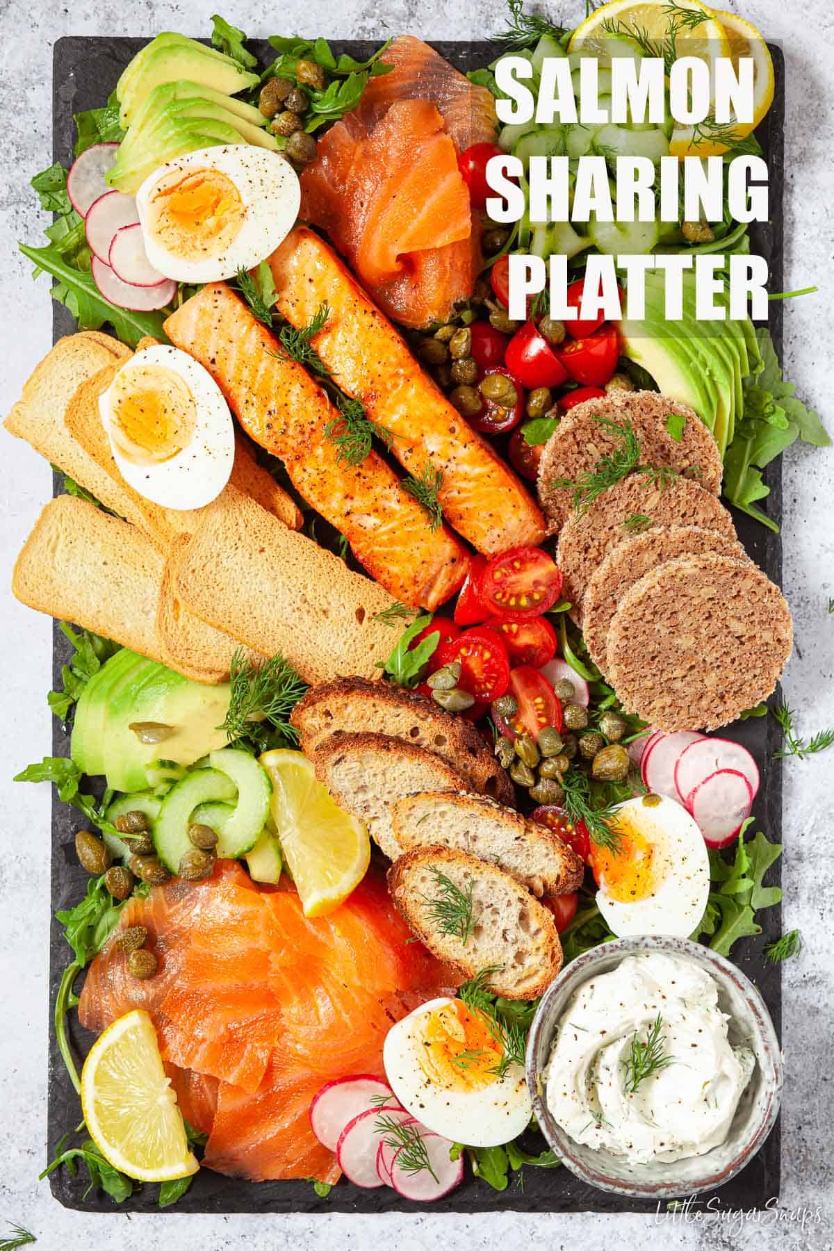 Salmon Breakfast Platter - Little Sugar Snaps