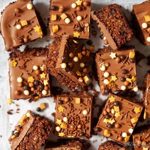 Australian Crunchie (Coconut Chocolate Slice) - Little Sugar Snaps