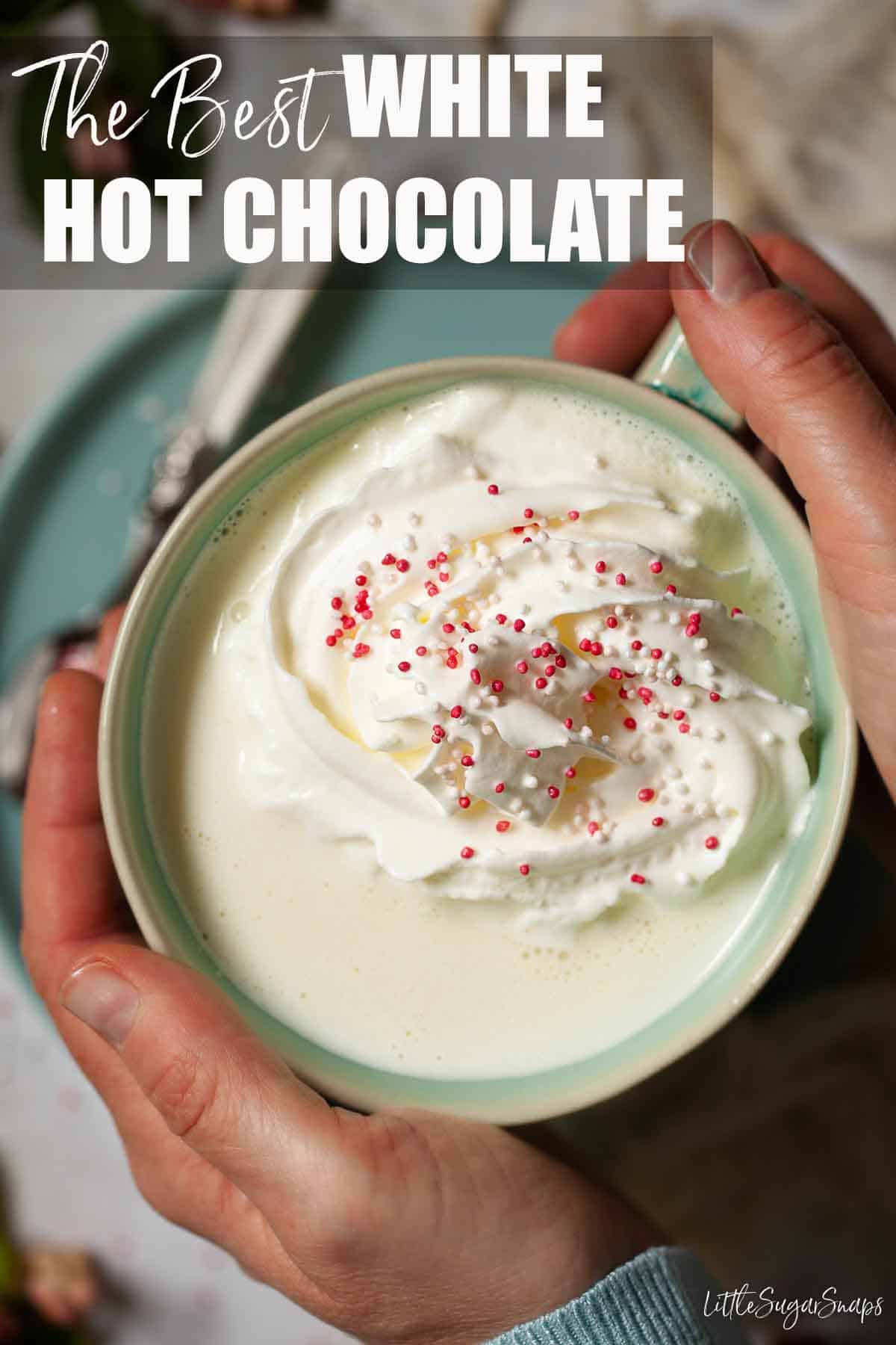 White Chocolate Hot Chocolate - Little Sugar Snaps