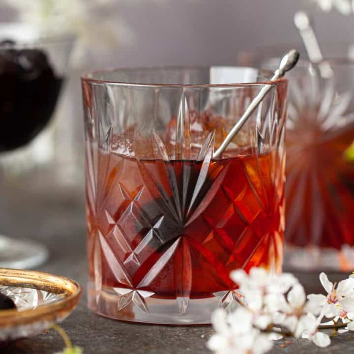 Easy Amaro Averna Cocktail with Bourbon - Little Sugar Snaps