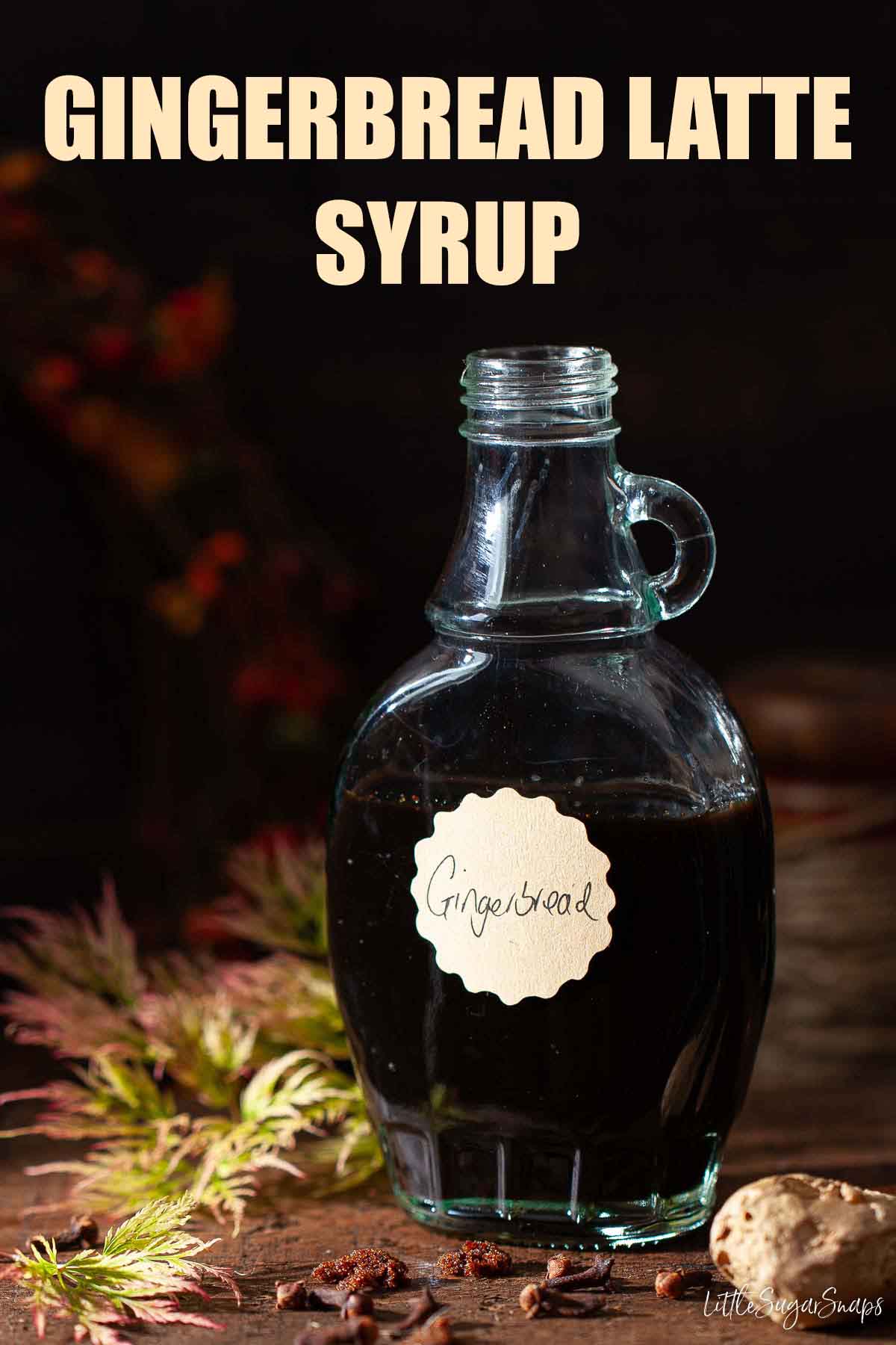 Gingerbread Syrup for Coffee and Other Drinks - Little Sugar Snaps