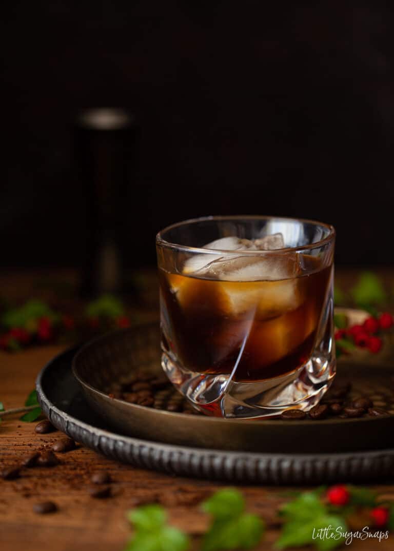 Black Russian Gingerbread Cocktail - a Kahlúa Cocktail - Little Sugar Snaps