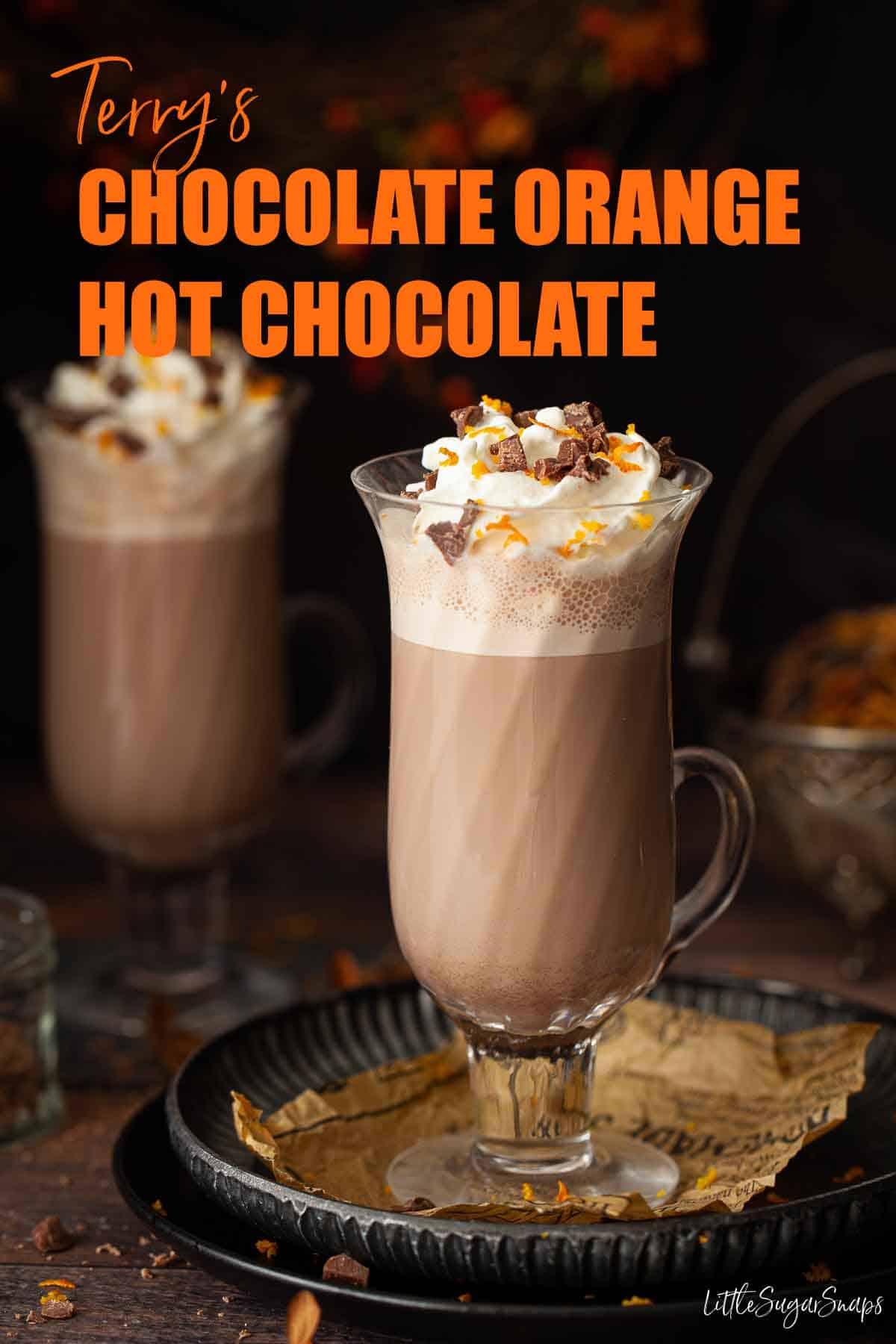 Chocolate Orange Hot Chocolate - Little Sugar Snaps