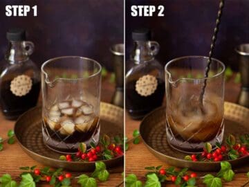 Black Russian Gingerbread Cocktail - a Kahlúa Cocktail - Little Sugar Snaps