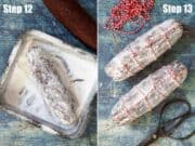 Easy Italian Chocolate Salami - Little Sugar Snaps