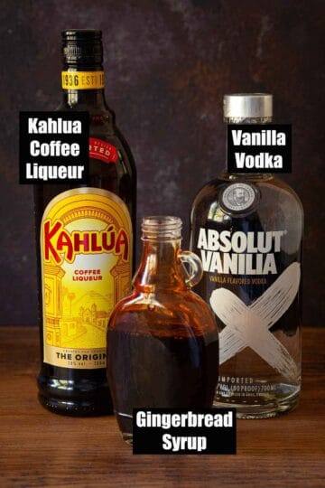 Black Russian Gingerbread Cocktail - a Kahlúa Cocktail - Little Sugar Snaps