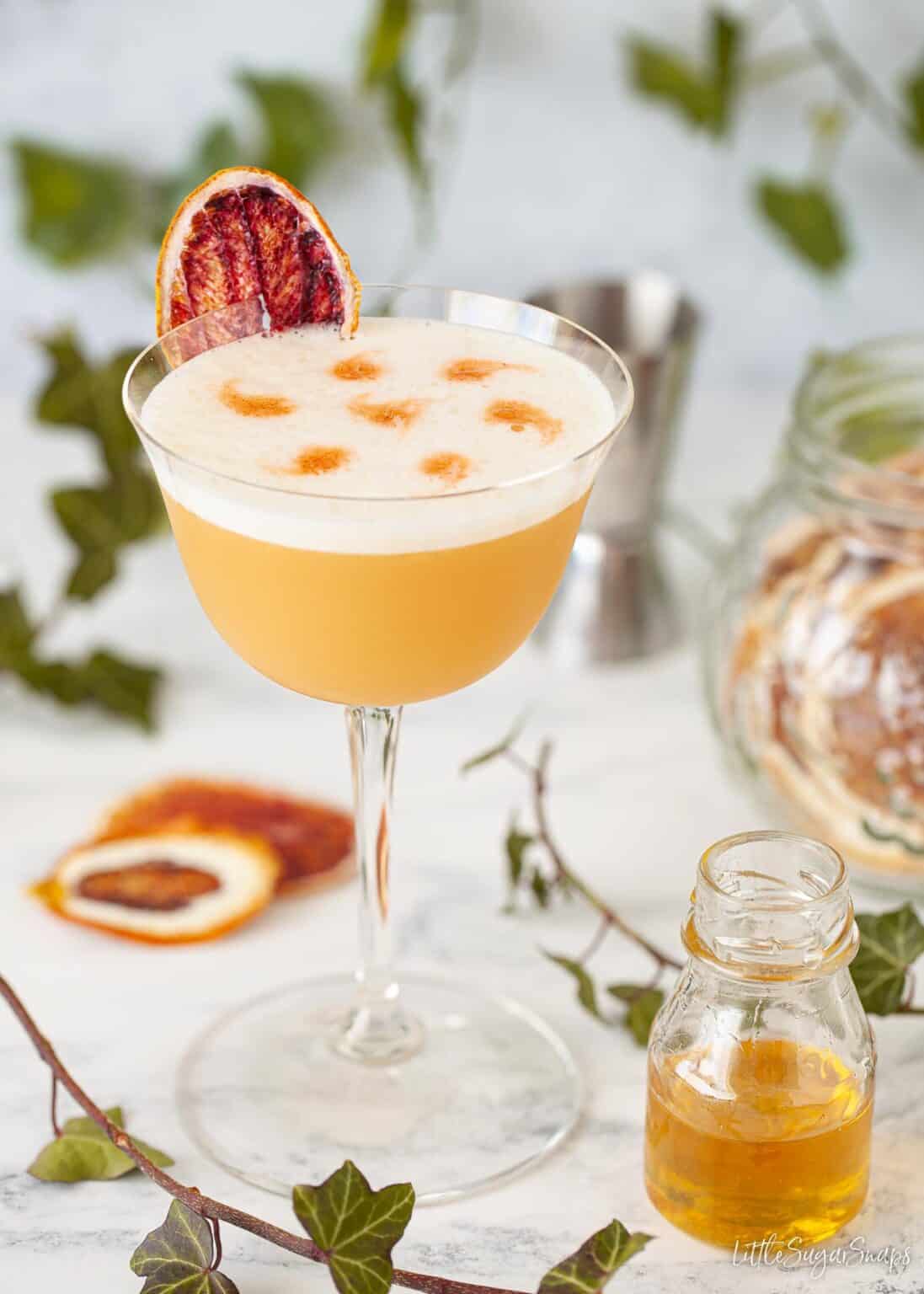 Rum Sour Cocktail - Little Sugar Snaps