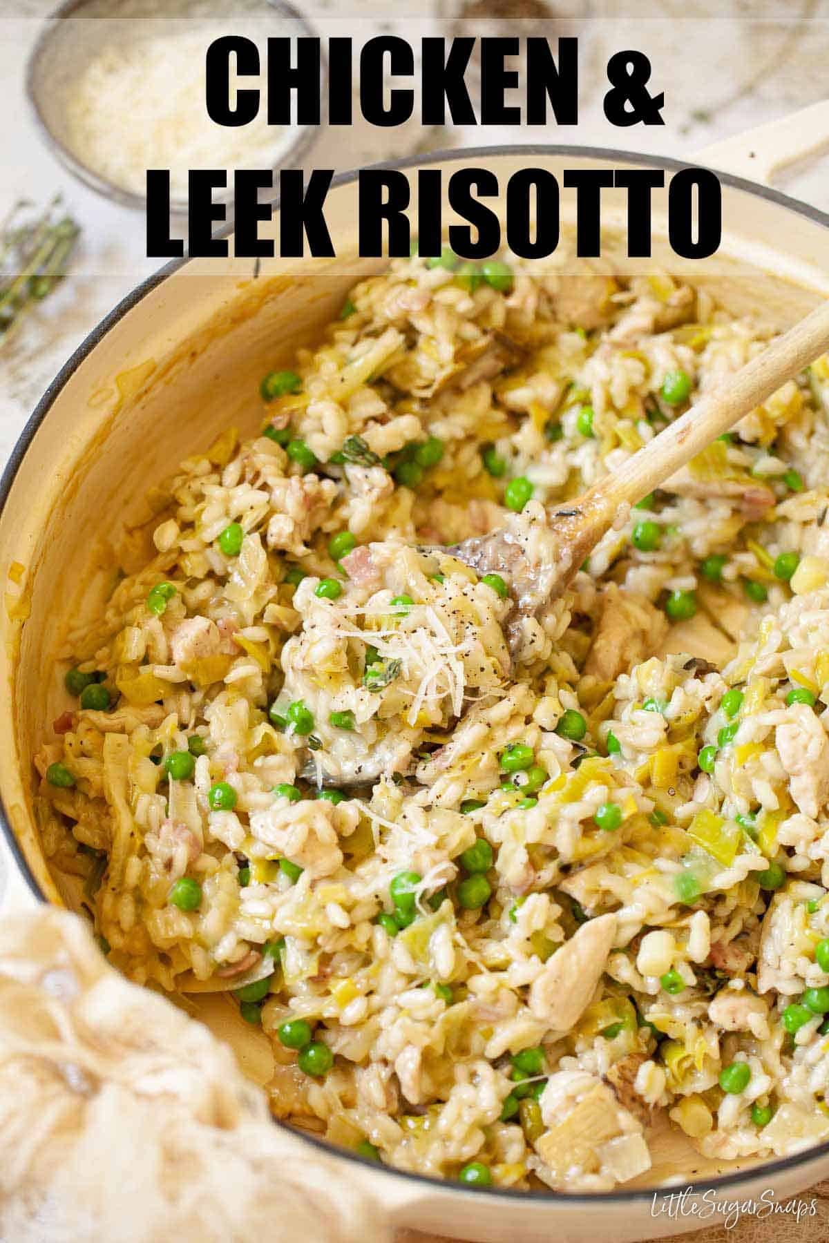 Chicken and Leek Risotto - Little Sugar Snaps