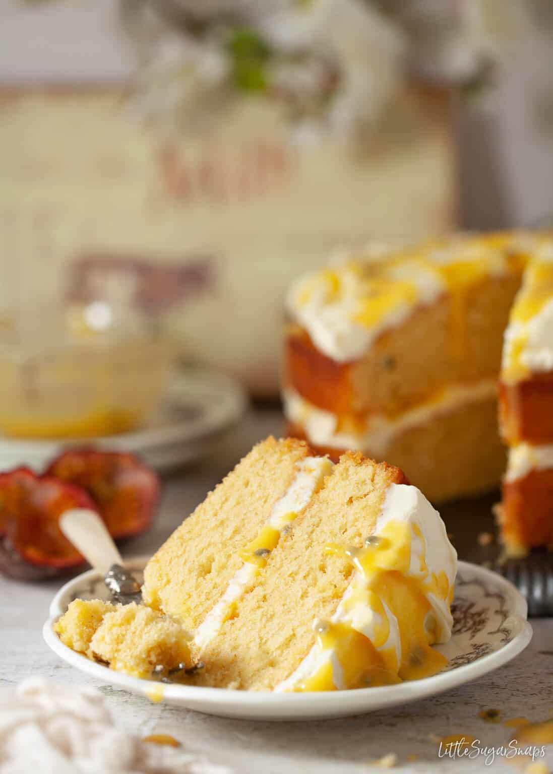 Passion Fruit Cake - Little Sugar Snaps