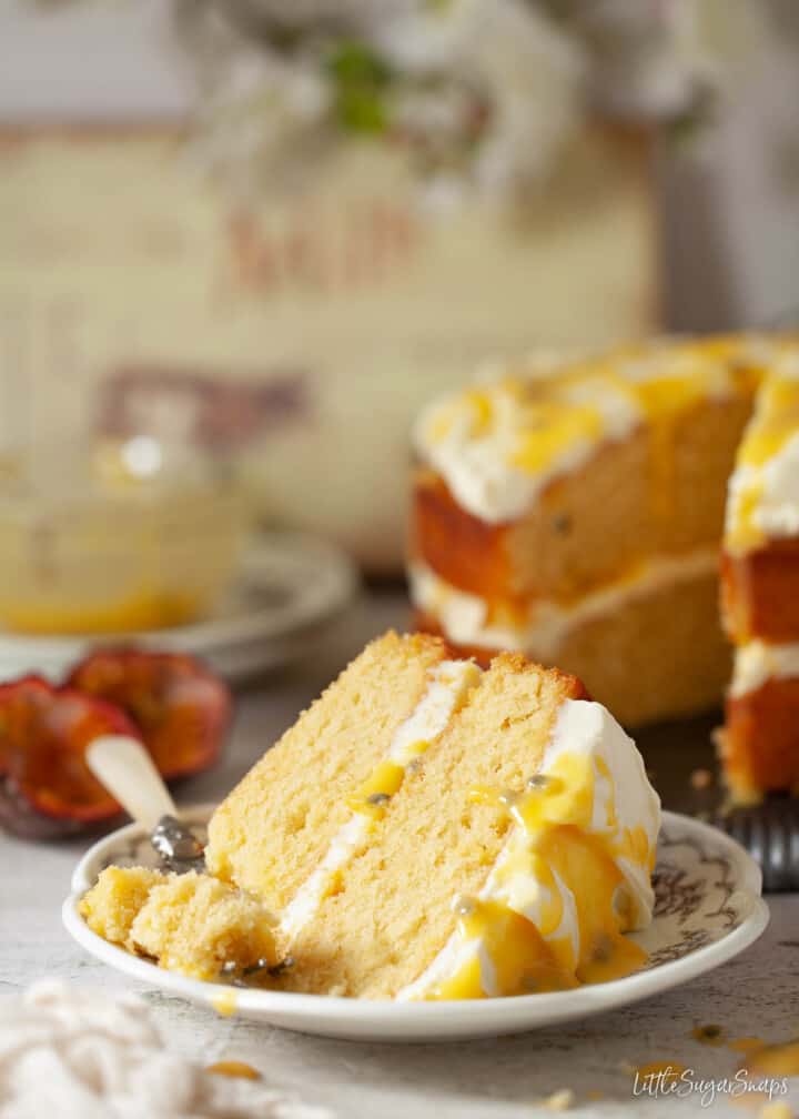 Passion Fruit Cake - Little Sugar Snaps